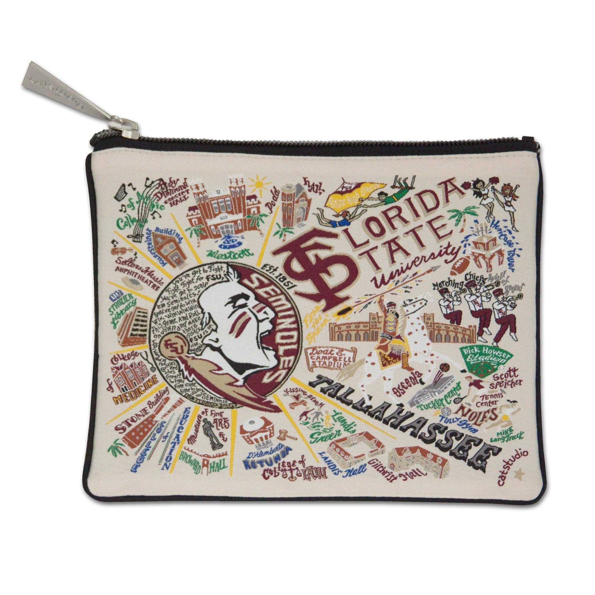 Florida State University Zip Pouch – Everything Local Co