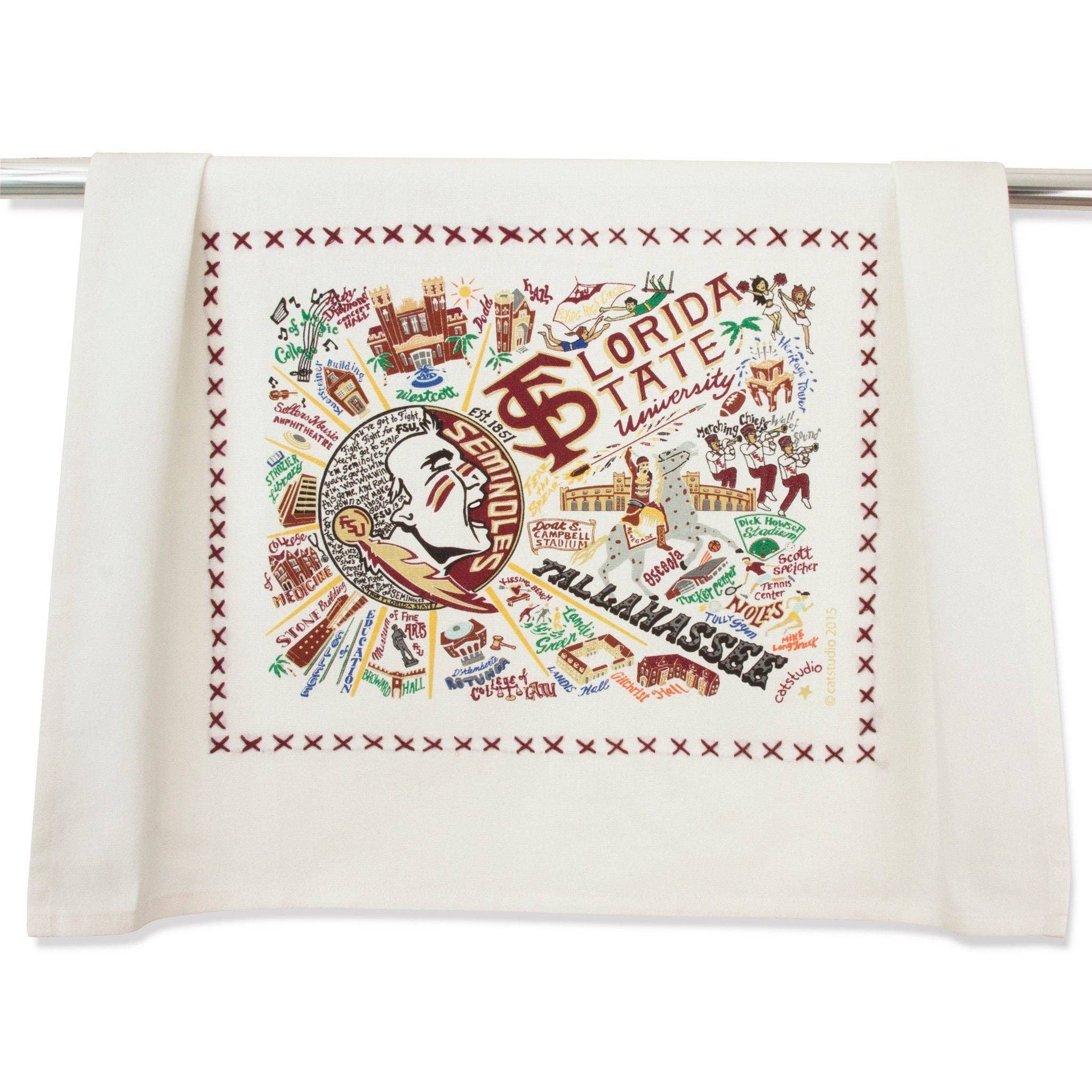 Florida State University Collegiate Dish Towel – Everything Local Co
